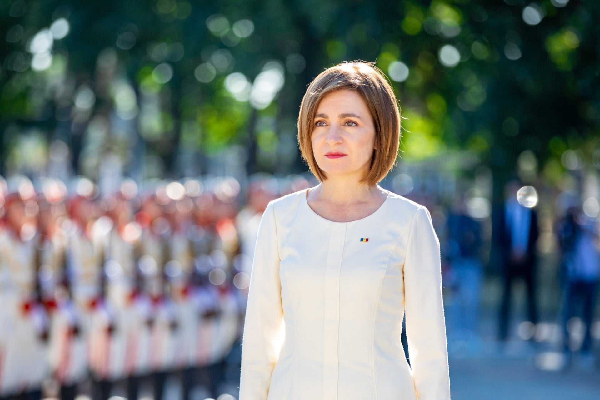 Video Emmanuel Macron, Friedrich Merz și Donald Tusk, primiți de Maia Sandu la Președinție cu ...